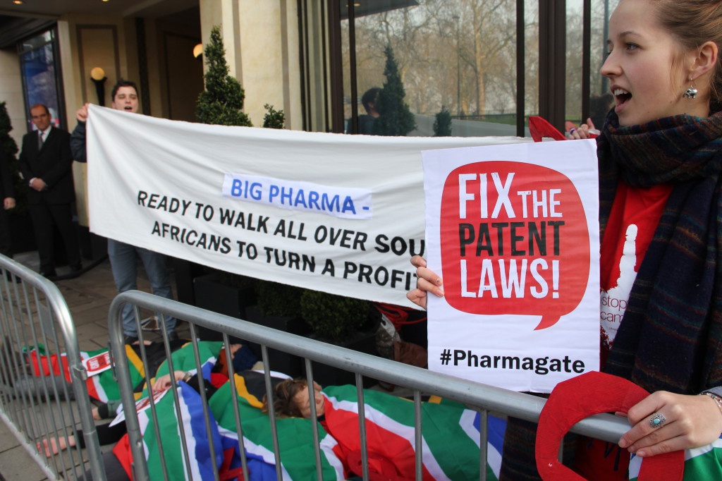 AIDS Activists stage protest against Big Pharma at the Economist’s ...